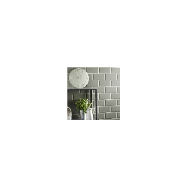 Metro Tile Beveled Sage 10x20cm