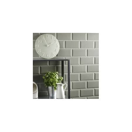 Metro Tile Beveled Sage 10x20cm