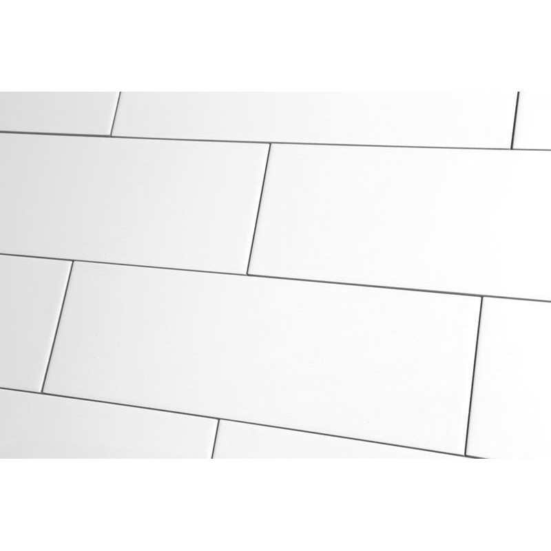 Metro Tile Flat White Polished 10x30