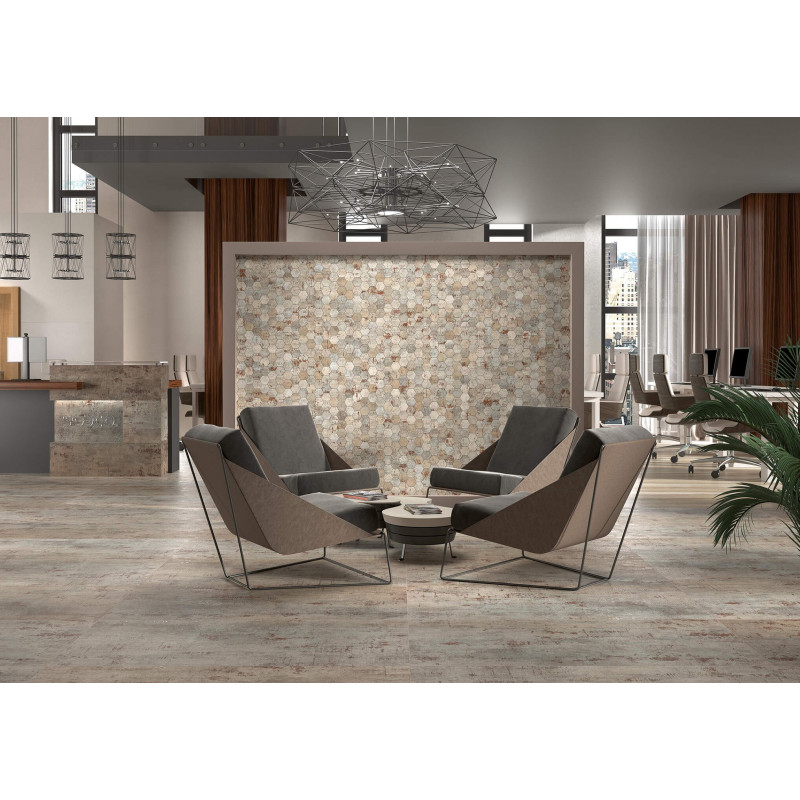 Ferrum Metallic Silver 60x60 Tauc | Laporsa