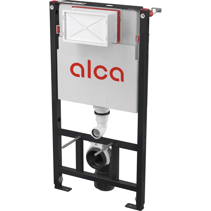 Alca Basic 2in1 1.0m Frame, Cistern & Chrome Plate