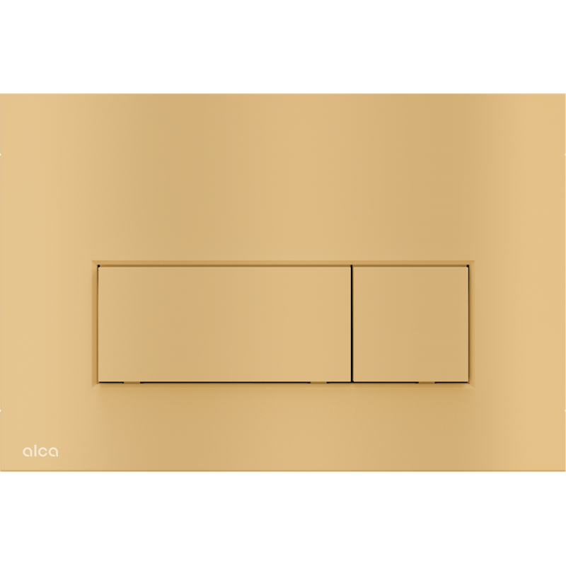 Flush plate for pre-wall installation systems, GOLD-matt