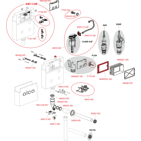 Alca Concealed Cistern Basicmodul