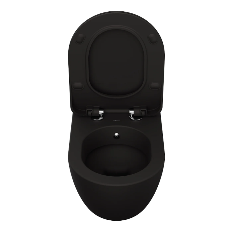 Creavit Free Wall Hung WC Matte Black Matt black | Laporsa