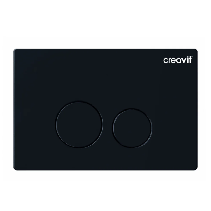 Creavit Terra Matte Black Painted Control Panel