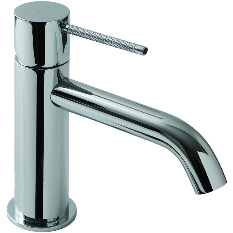 Aquila Chrome Basin Tap with Click Waste | Modern Bathroom Tap | Laporsa