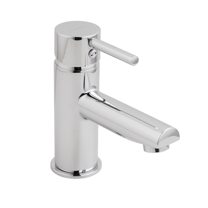 Melfi Chrome Basin Tap with Click Waste | Compact Tap | Laporsa