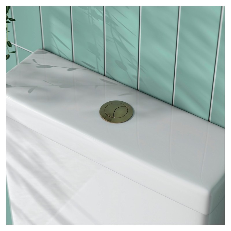 Harbour 38mm Brushed Brass Flush Button –Dual Flush Cistern Accessory