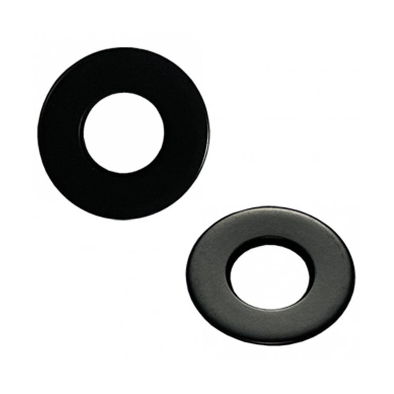 Round Black Overflow Cover